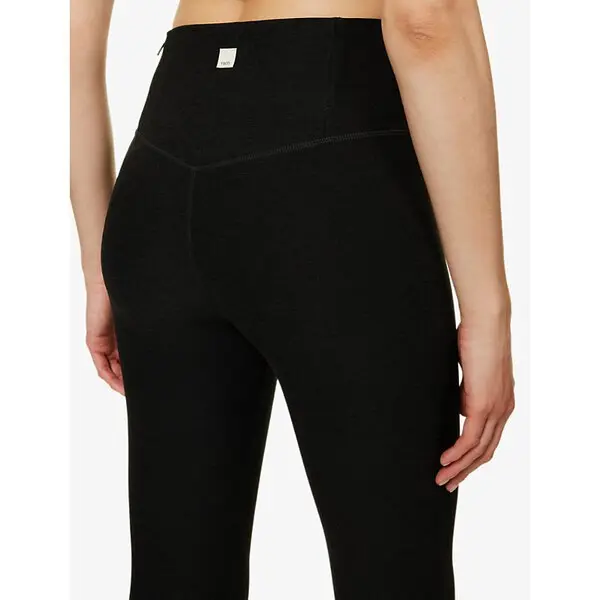 Vuori Elevation High-rise Polyester-blend Leggings - Black Heather