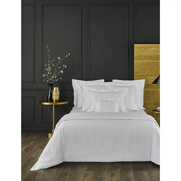 YVES DELORME Triomphe Cotton-sateen Bedcover - Blanc