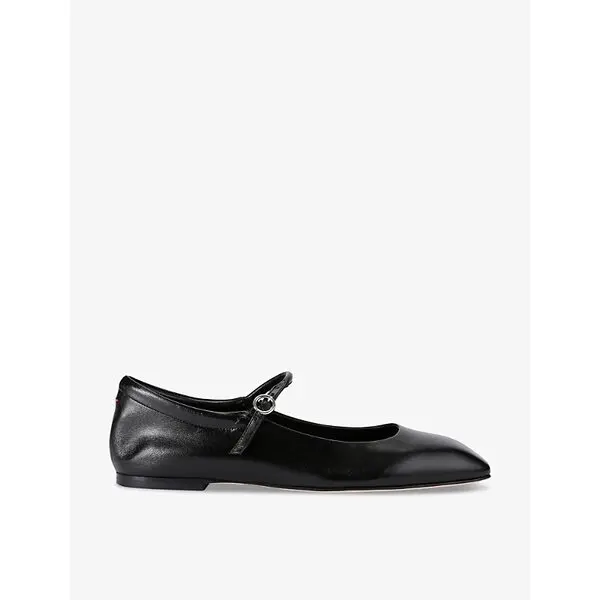 AeydĒ Uma Square-toe Leather Pumps
