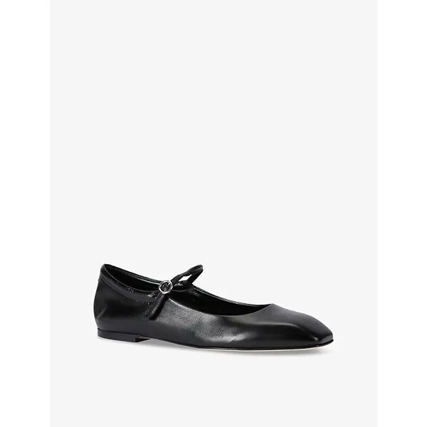 AeydĒ Uma Square-toe Leather Pumps