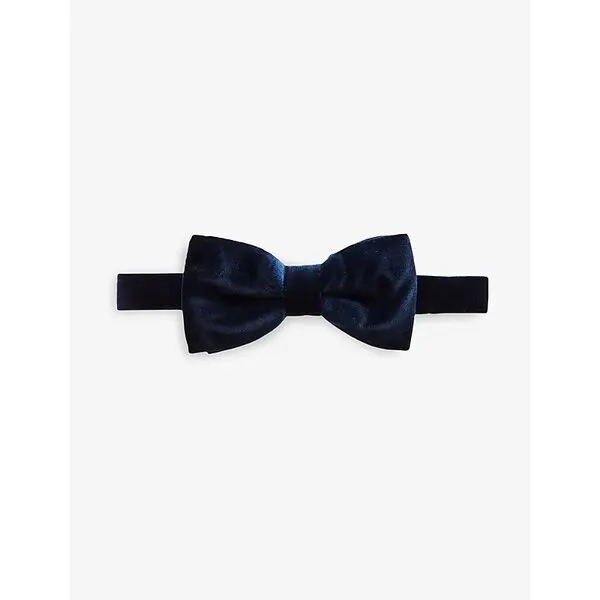 Eton Pre-tied Velvet Bow Tie - Red