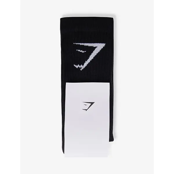 GYMSHARK Pack Of Three Cotton-blend Socks - Gs Black