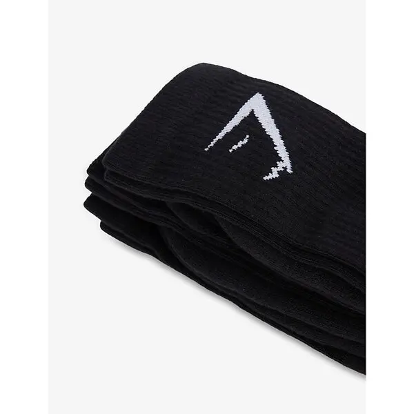 GYMSHARK Cotton-blend Crew Socks - Gs Black