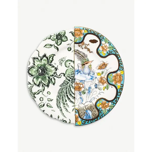 SELETTI Hybrid Zoe Printed Porcelain Fruit Plate 20cm - One-color