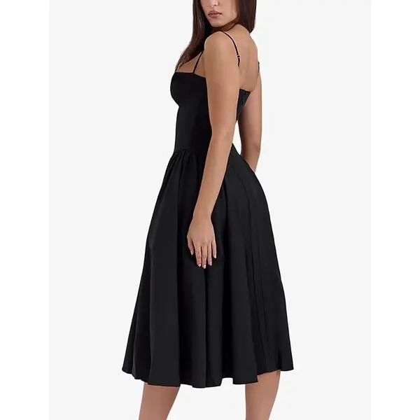 white christmas dresses House of CB Samaria Corset Sundress Midi Dress – Hills Shire Hire main image 1