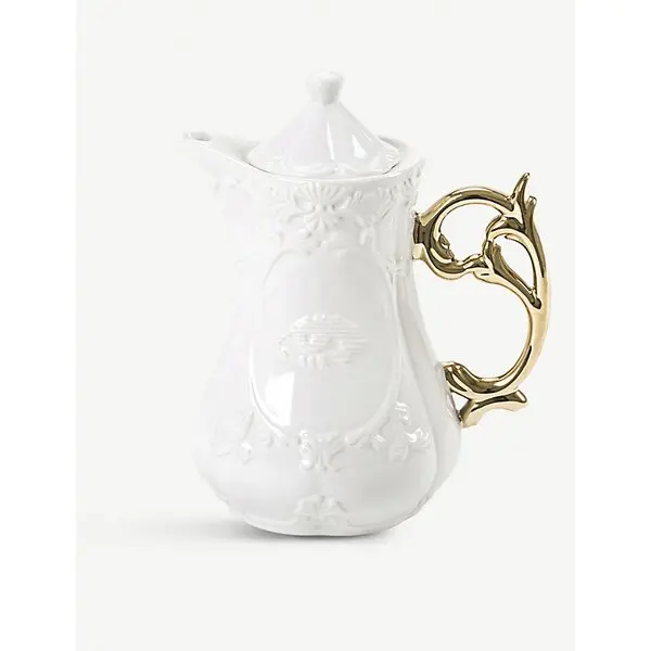 SELETTI I-wares Gold Porcelain Teapot 23cm - One-color