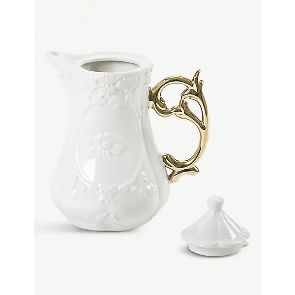 SELETTI I-wares Gold Porcelain Teapot 23cm - One-color