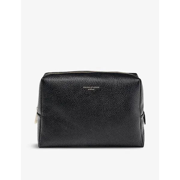 ASPINAL OF LONDON London Large Grained-leather Case - Black