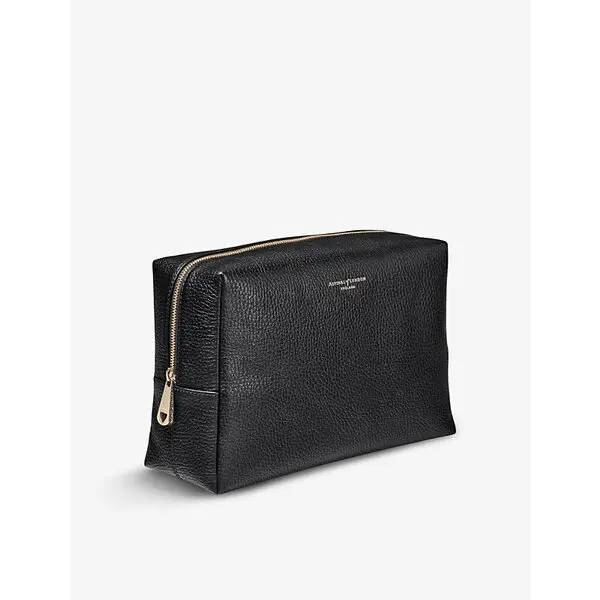 ASPINAL OF LONDON London Large Grained-leather Case - Black
