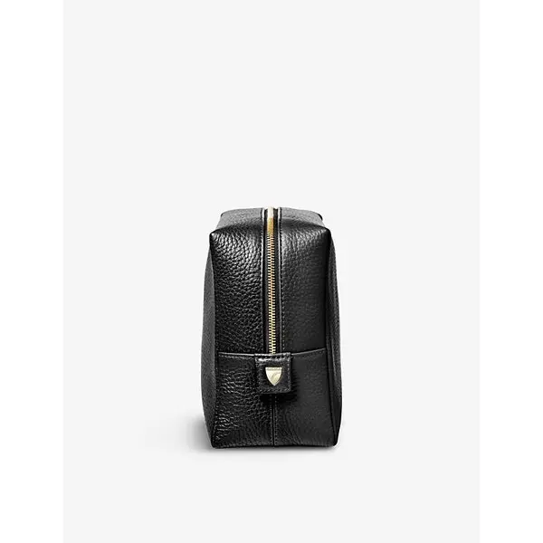ASPINAL OF LONDON London Large Grained-leather Case - Black