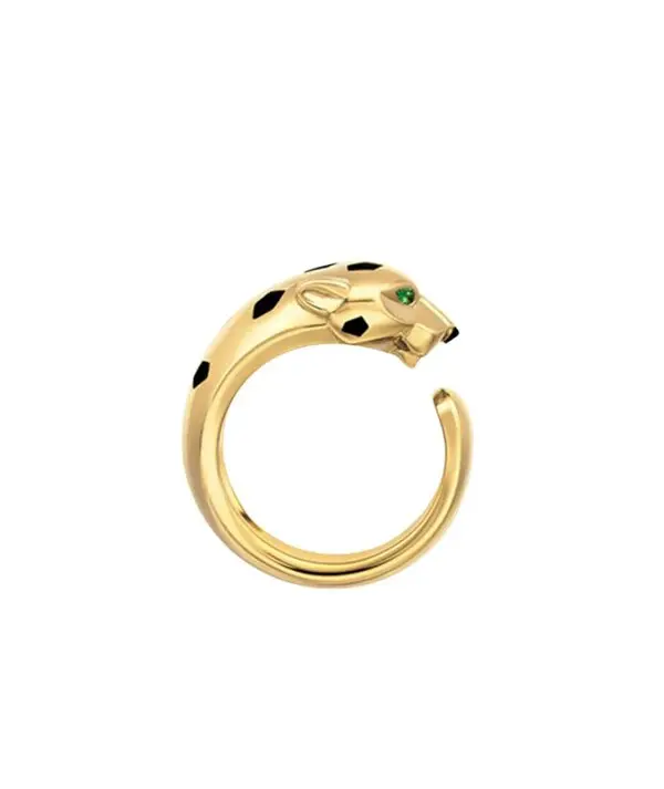 CARTIER Panthère And Gemstone Ring - Yellow Gold