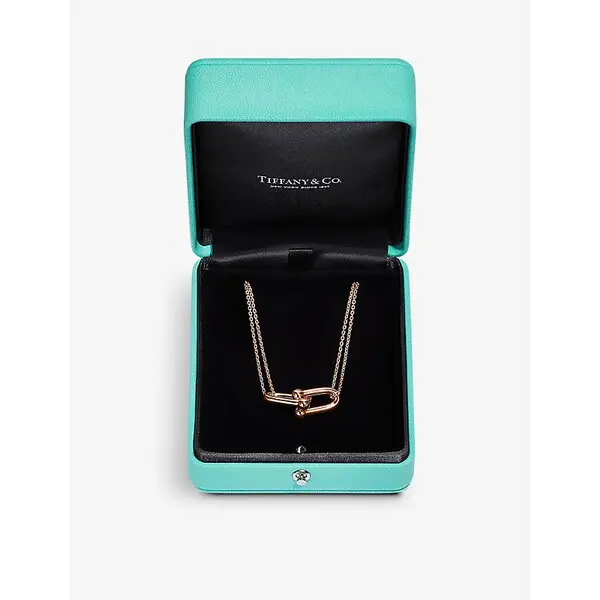Tiffany & Co. Hardwear Double Link Necklace - Rose Gold