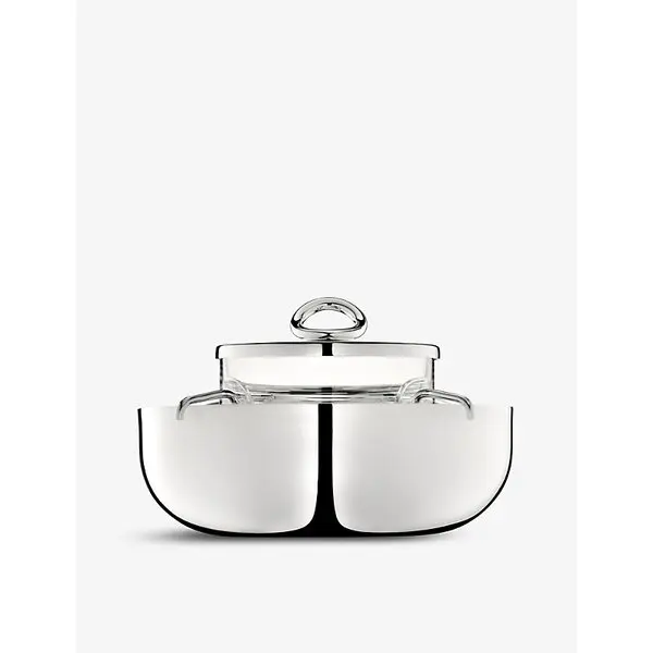Christofle Vertigo Silver-plated Metal Caviar Set - One-color