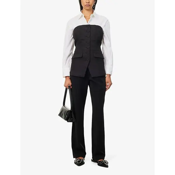 SAMSOE SAMSOE Samsøe & Samsøe High-rise Straight Leg Trousers