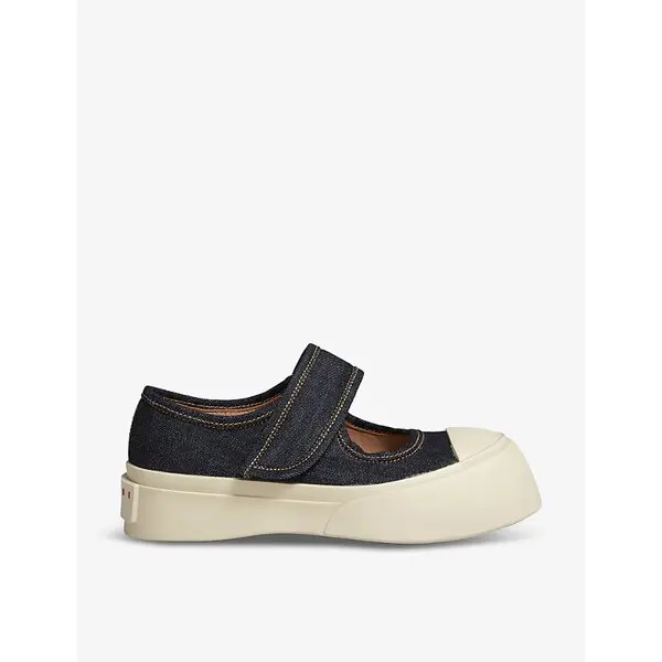 Marni Pablo Denim Mary Jane Trainers