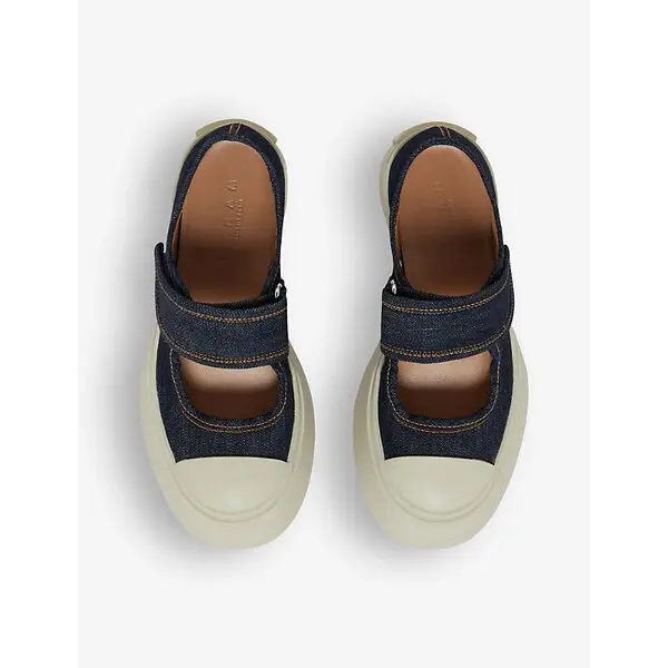 Marni Pablo Denim Mary Jane Trainers