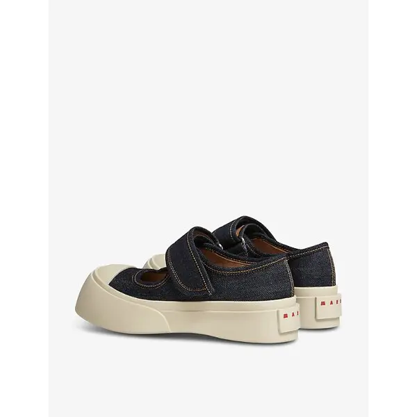Marni Pablo Denim Mary Jane Trainers
