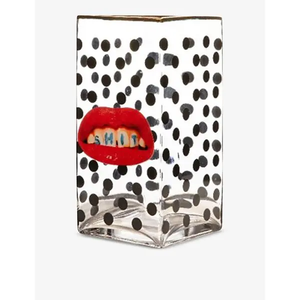 SELETTI Wears Toiletpaper Sh*t Glass Vase 30cm - One-color