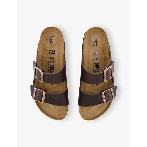 BIRKENSTOCK Arizona Leather Sandals - Habana