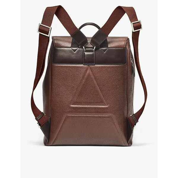 ASPINAL OF LONDON Leather Reporter Backpack - One-color