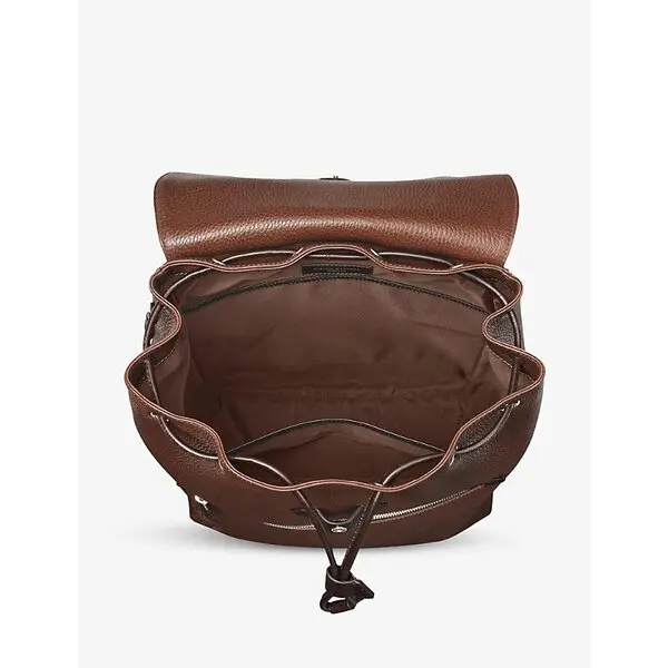 ASPINAL OF LONDON Leather Reporter Backpack - One-color