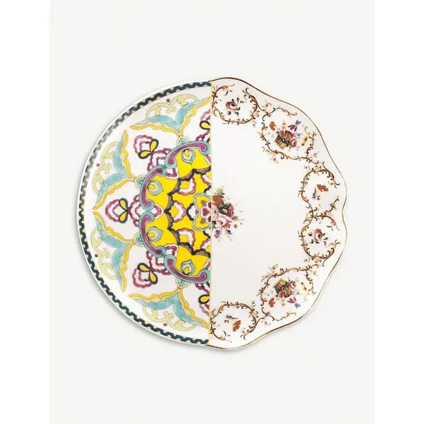 SELETTI Hybrid Leandra Bone China Porcelain Cake Stand 20cm - One-color