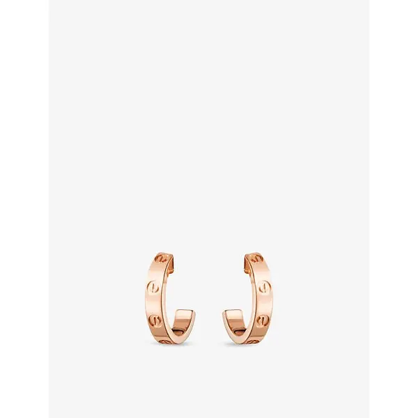 CARTIER Love 18ct Rose Gold Earrings - One-color