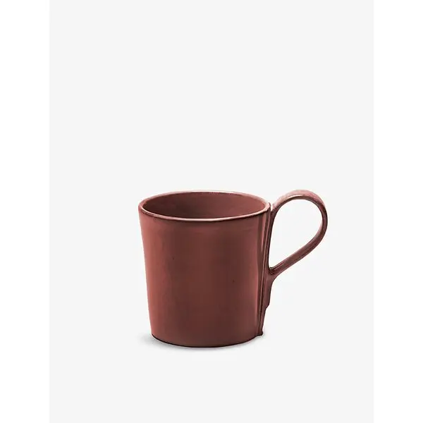 SERAX La Mère Venetian-handle Stoneware Coffee Cup 6.5cm - Red
