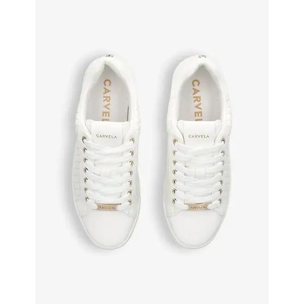 Carvela Daze Weave Low-top Trainers - White