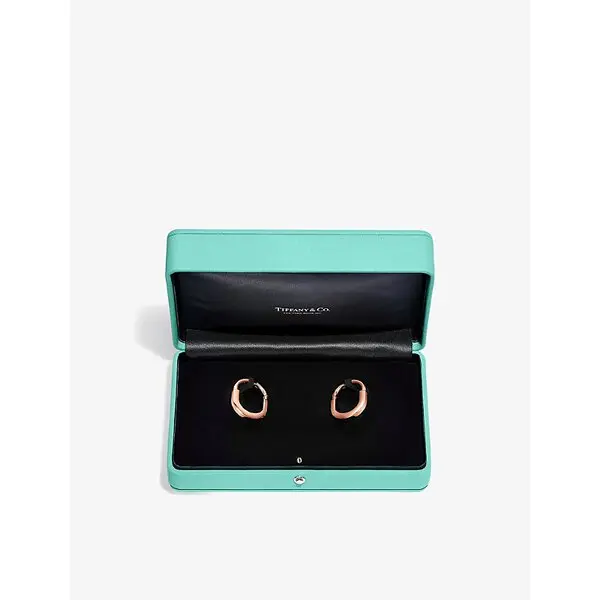 Tiffany & Co. Lock Diamond And 18ct Earrings - Rose Gold