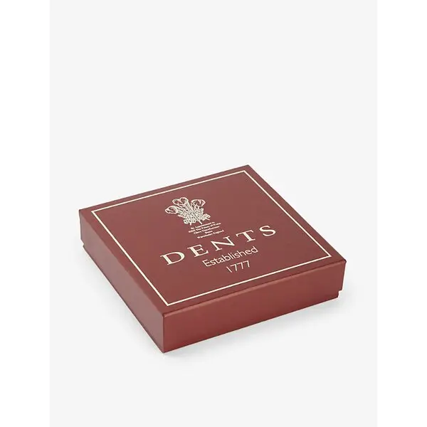 DENTS Logo-debossed Leather Card Holder
