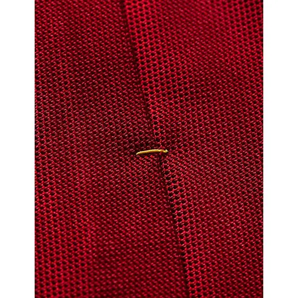 Eton Geometric-weave Silk Tie - Dark Red