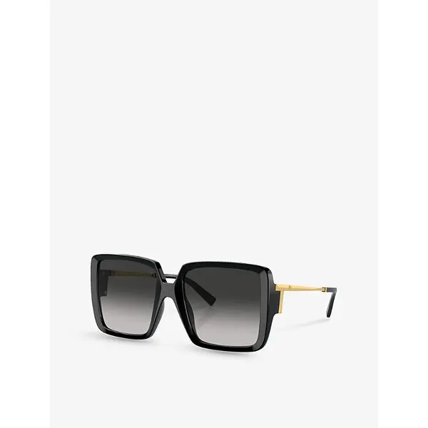 Tiffany & Co. Square Frame Acetate And Metal Sunglasses