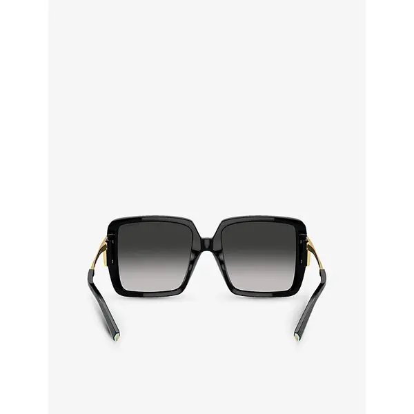 Tiffany & Co. Square Frame Acetate And Metal Sunglasses