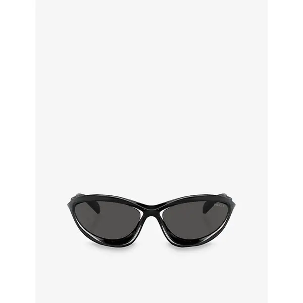 Prada Cat-eye Nylon Sunglasses - Black