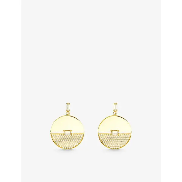 CARAT* LONDON Sula Vermeil-plated Sterling-silver And Cubic Zirconia Drop Earrings - Gold