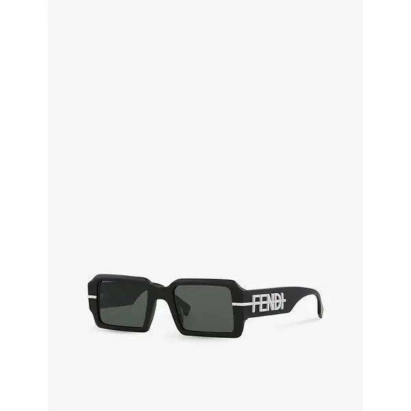 Fendi Fendigraphy Rectangle Sunglasses
