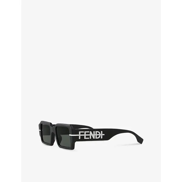 Fendi Fendigraphy Rectangle Sunglasses