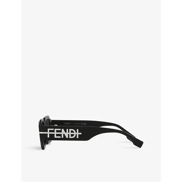 Fendi Fendigraphy Rectangle Sunglasses
