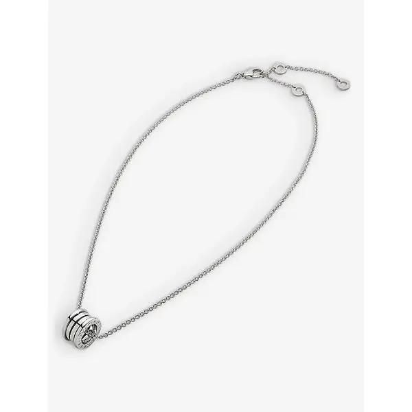 BVLGARI B.zero1 18ct White-gold Pendant Necklace