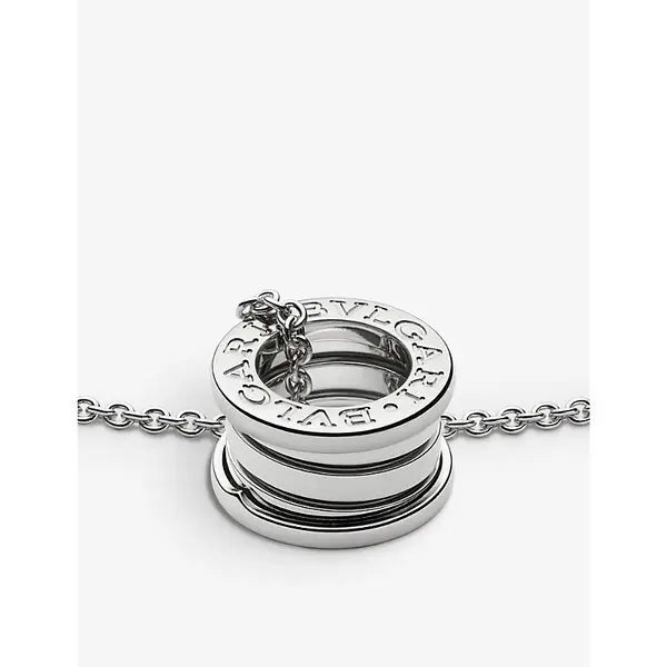 BVLGARI B.zero1 18ct White-gold Pendant Necklace