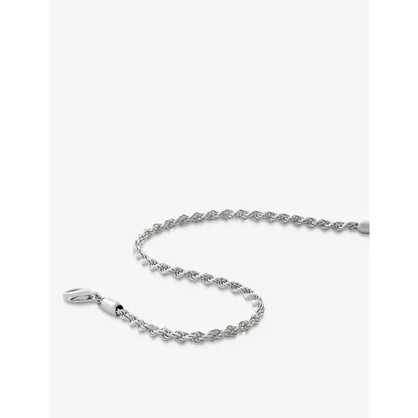 Monica Vinader Rope Recycled Sterling-silver Chain Bracelet