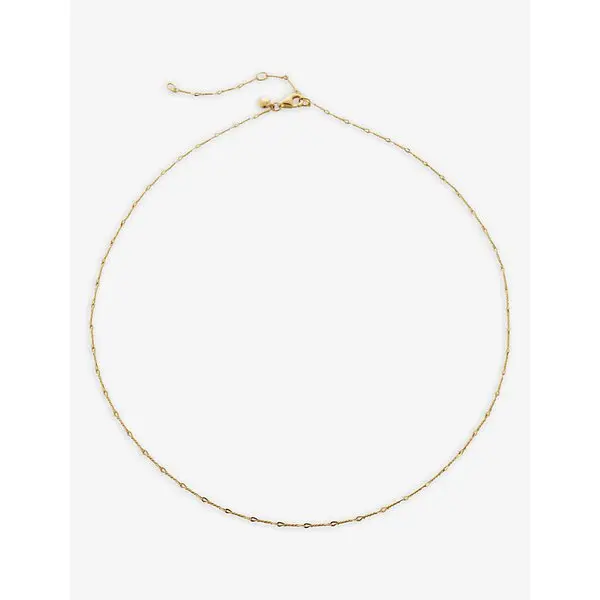 Monica Vinader Fine Twist Vermeil Choker Necklace - Gold