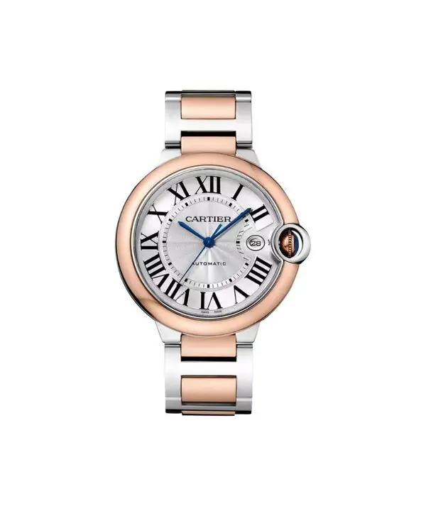 CARTIER Crw2bb0034 Ballon Bleu De 18ct Rose-gold Stainless-steel Automatic Watch - Rose Gold And Steel