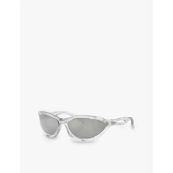 Prada Pra23s Cat-Eye Nylon Sunglasses - Clear | Editorialist display picture 1