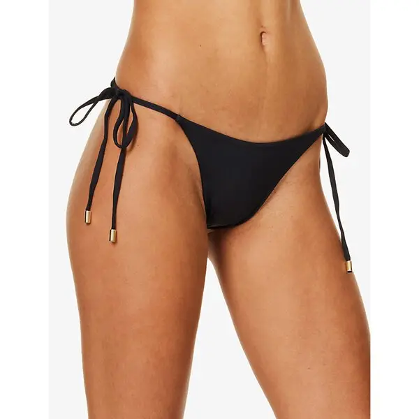 Monday Swimwear High-rise Stretch-nylon Bikini Bottom