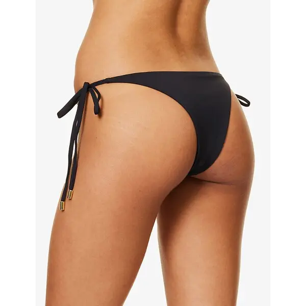 Monday Swimwear High-rise Stretch-nylon Bikini Bottom