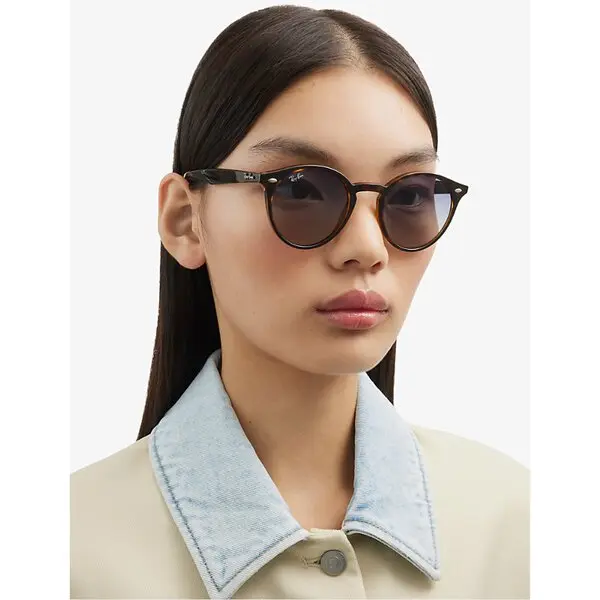Ray-ban Rb2180 Phantos-frame Sunglasses - Brown