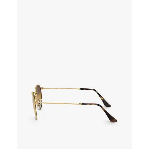 Ray-ban Round Frame Sunglasses - Gold