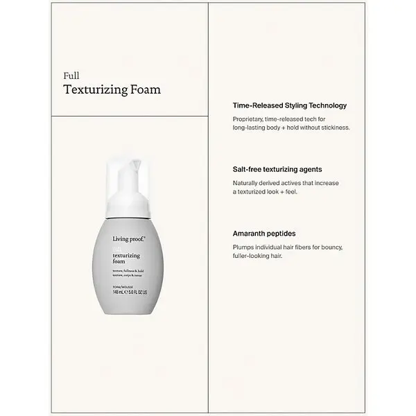 Living Proof Full Texturizing Foam 148ml - One-color
